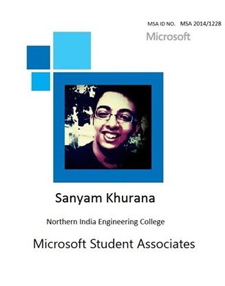 Sanyam Khurana | About